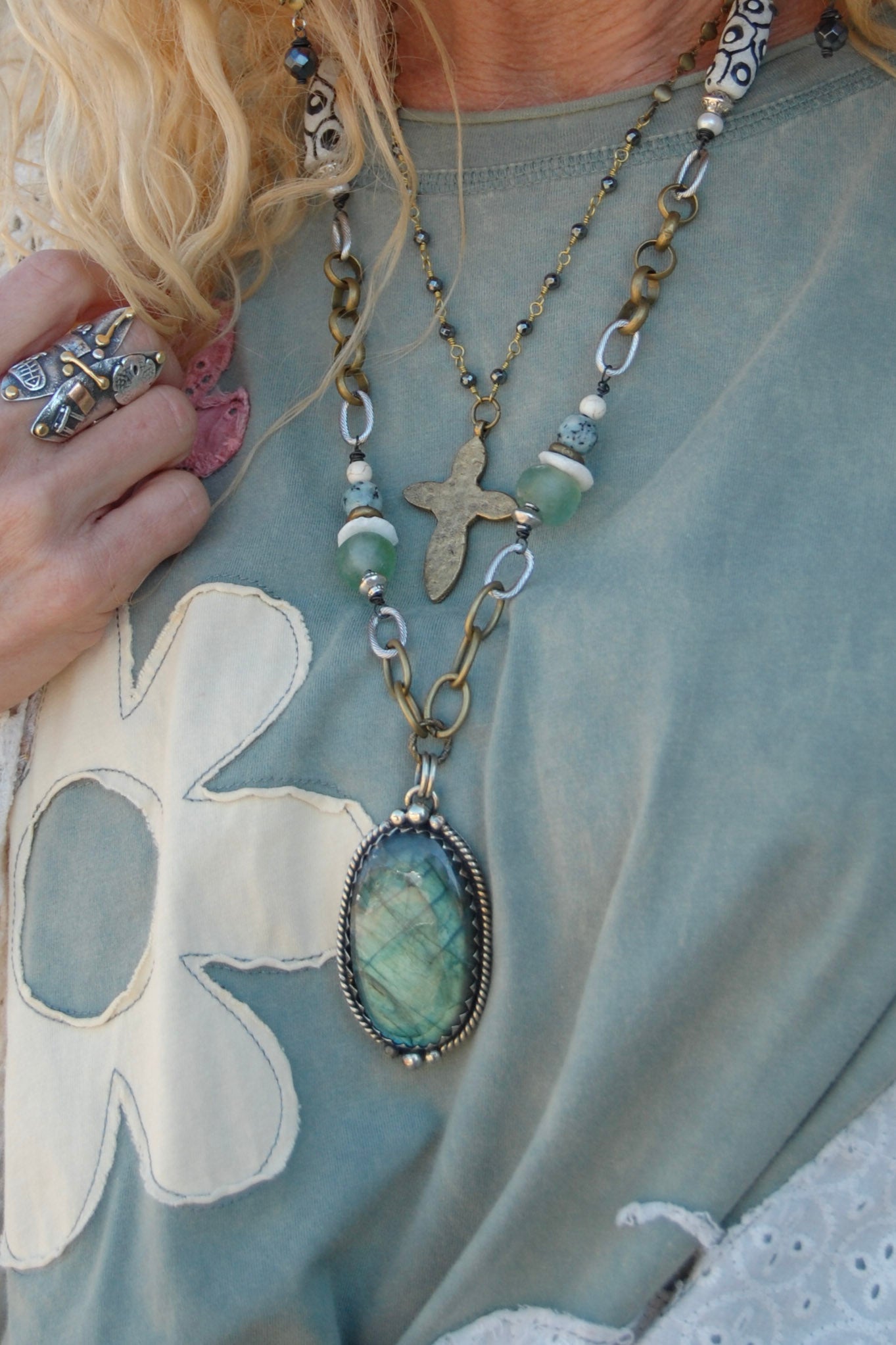 Spirit Lala Vintage Coin: Large Statement Necklace – Spirited Boutiques