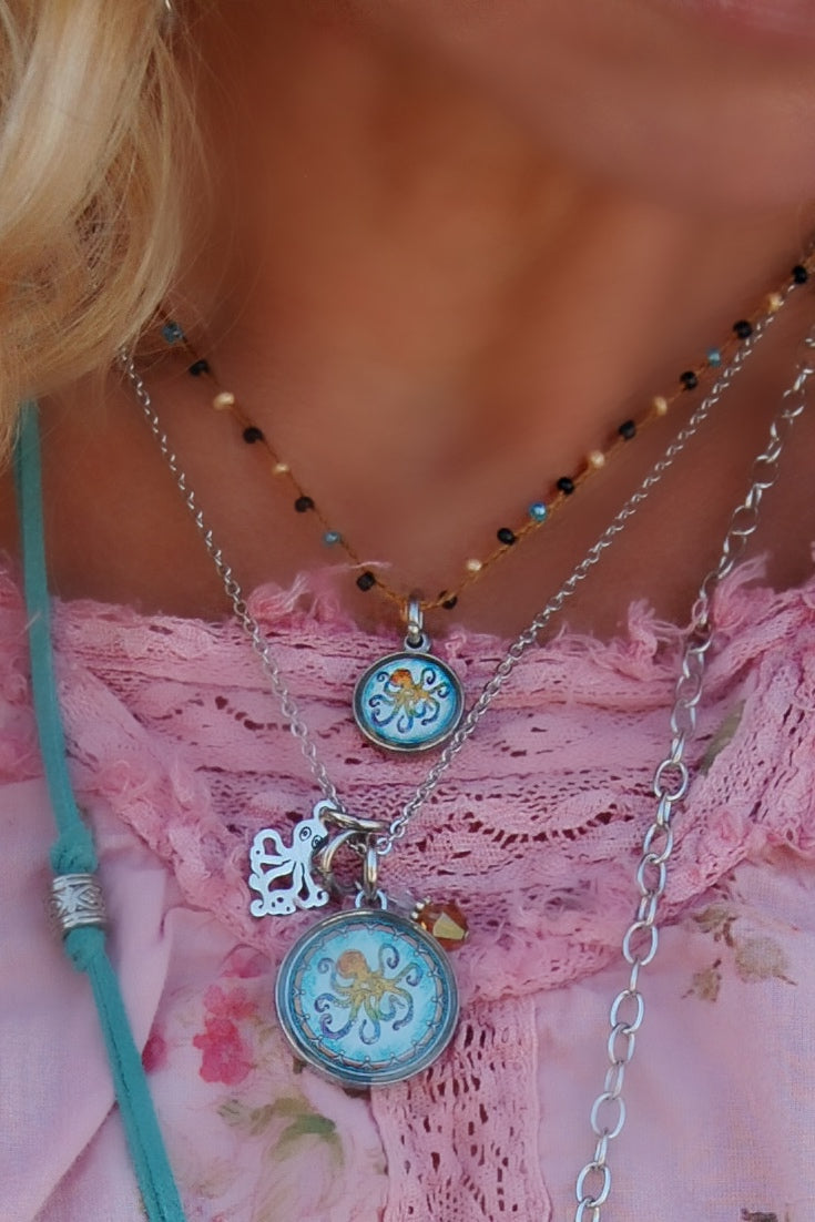 Spirit Lala: Octopus Crochet Necklace – Spirited Boutiques